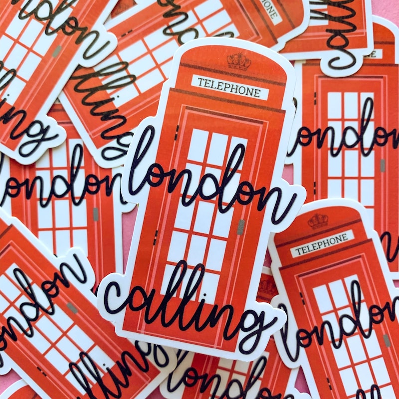 London Stickers - Etsy