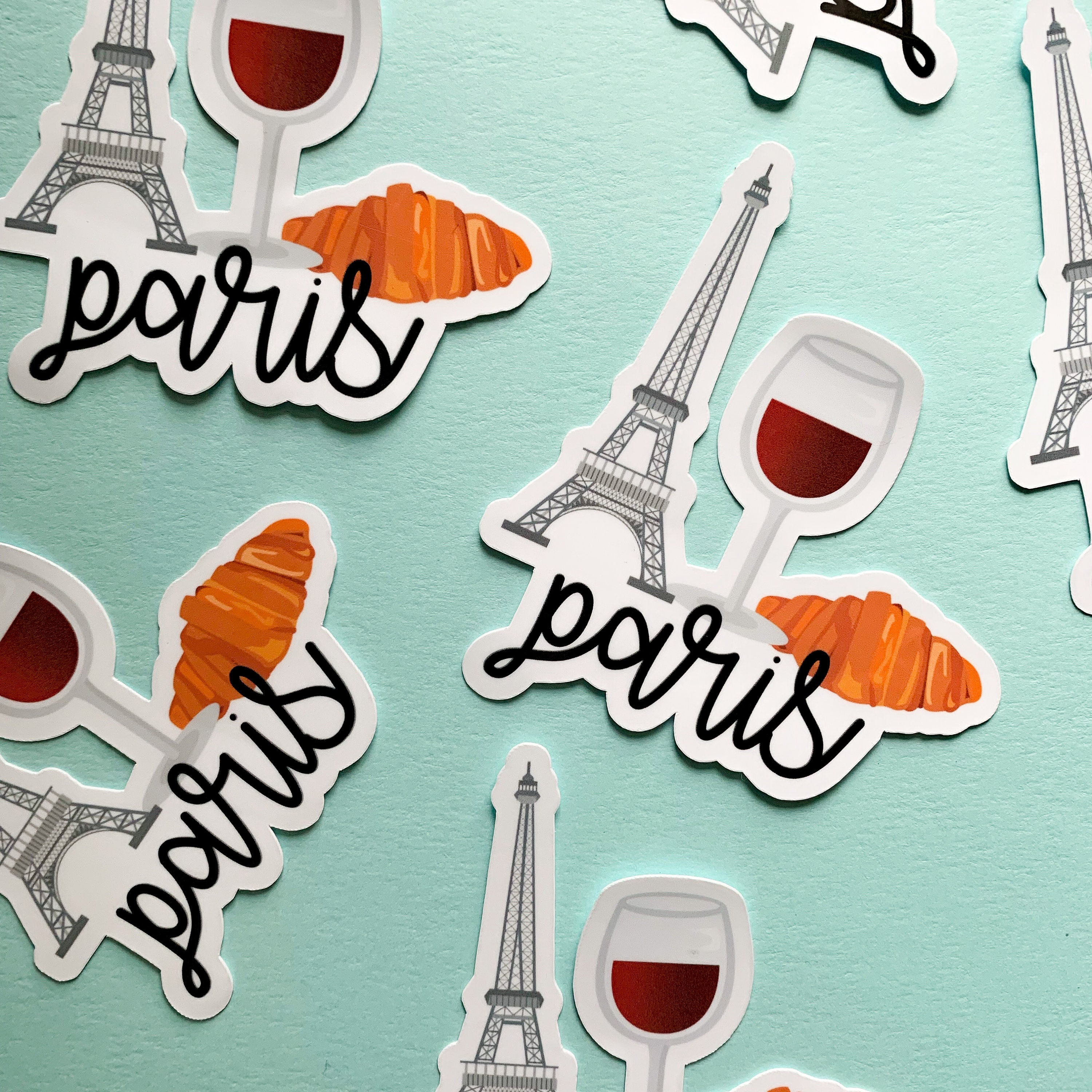 Paris Sticker | Travel | Waterproof Vinyl Sticker - Etsy