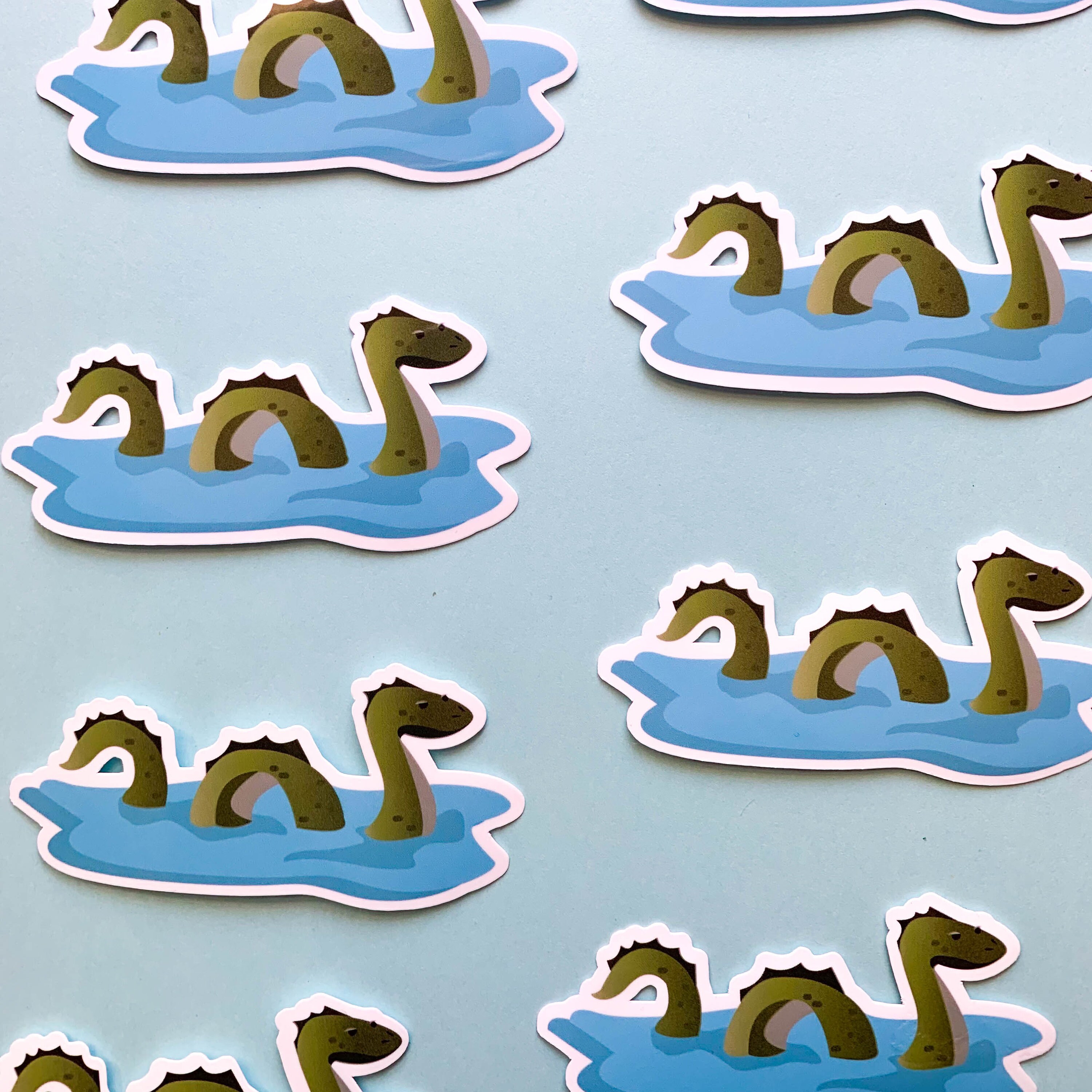 Loch Ness Monster Sticker Nessie Waterproof Vinyl Sticker | Etsy