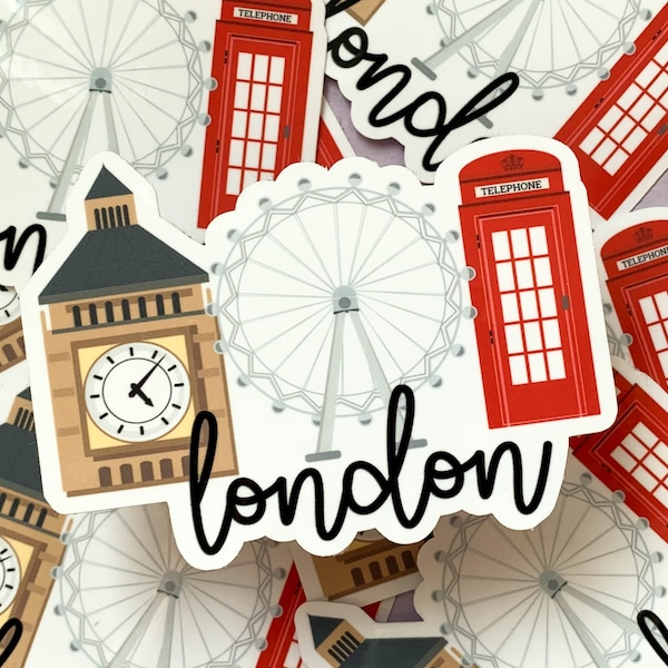 London Stickers - Etsy