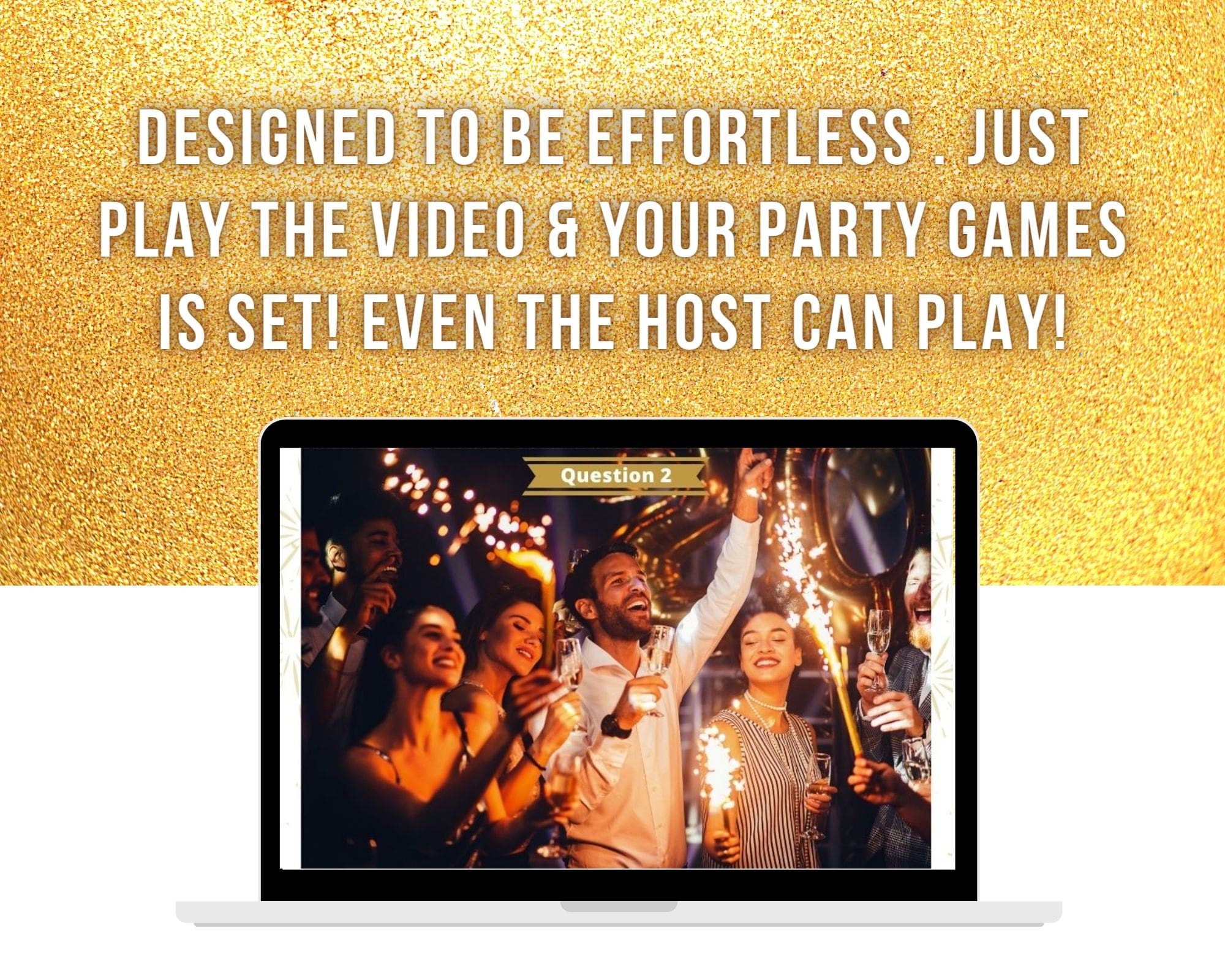Fully Hosted Virtual New Year Party Games Family Christmas Party Office ...