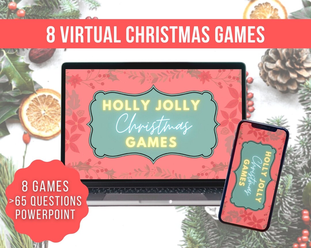 8 Virtual Christmas Games | Family Christmas Party | Office Christmas ...