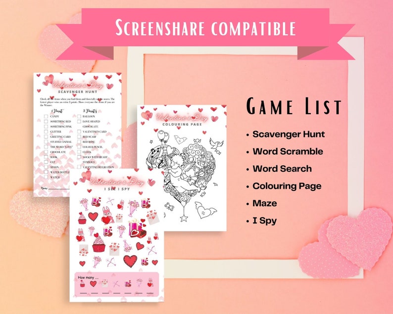 Printable Valentine's Day Activities for Kids | Classroom Activity ...