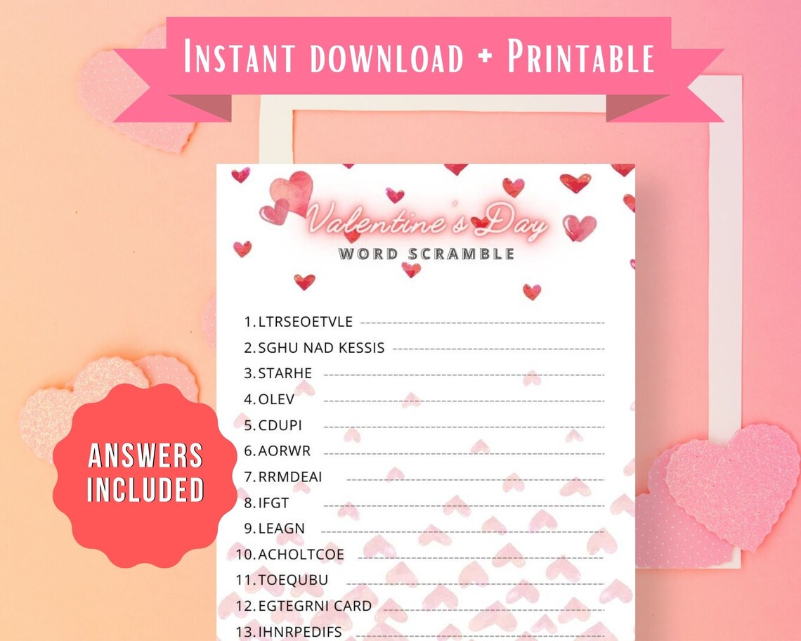 Printable Valentine's Day Activities for Kids | Classroom Activity ...