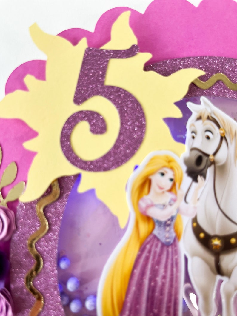 Rapunzel Cake Topper-tangled Cake Topper Tangled Party - Etsy