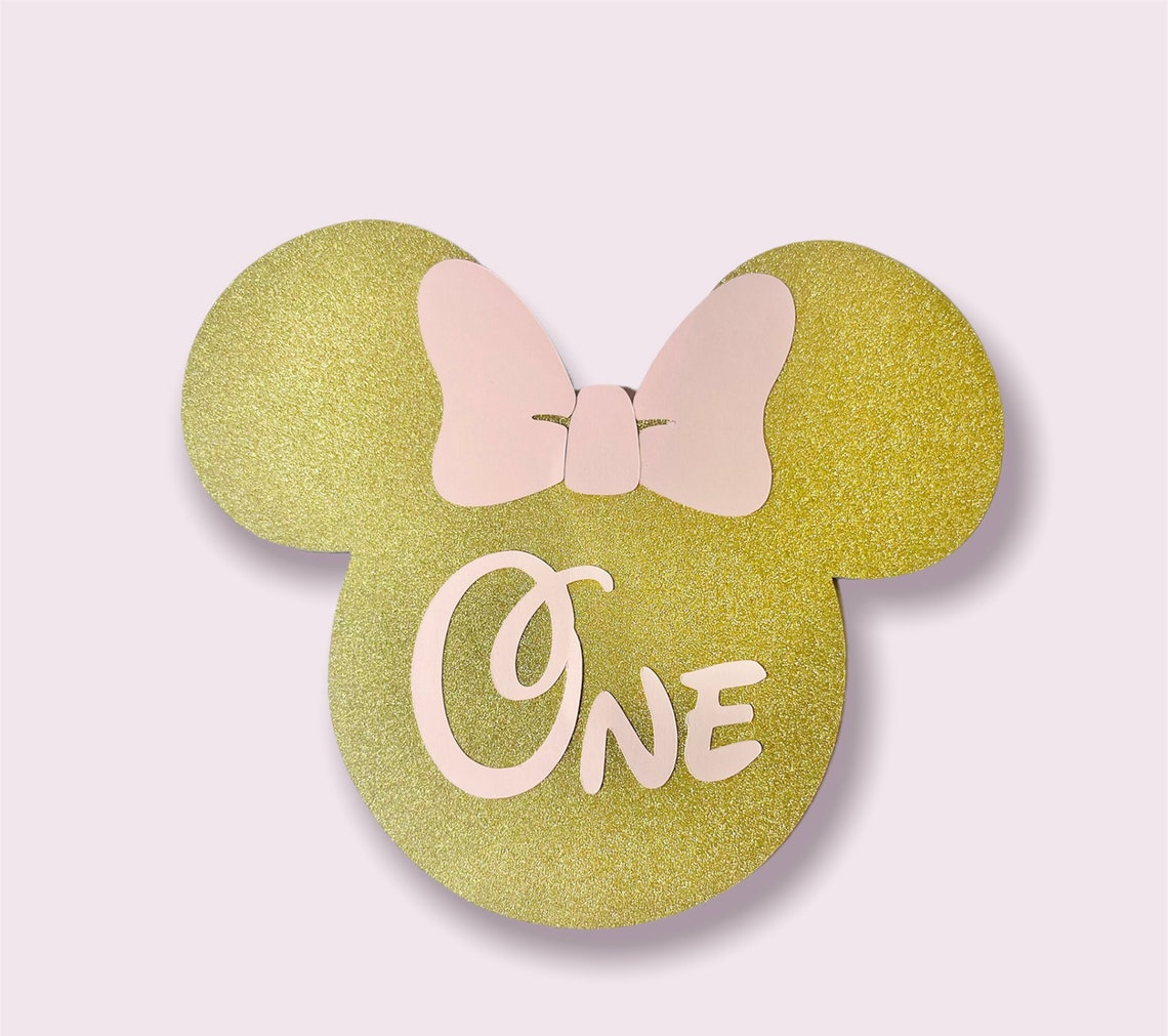 Minnie Mouse Cake Topper-minnie Mouse 1st Birthday-minnie Mouse Party ...