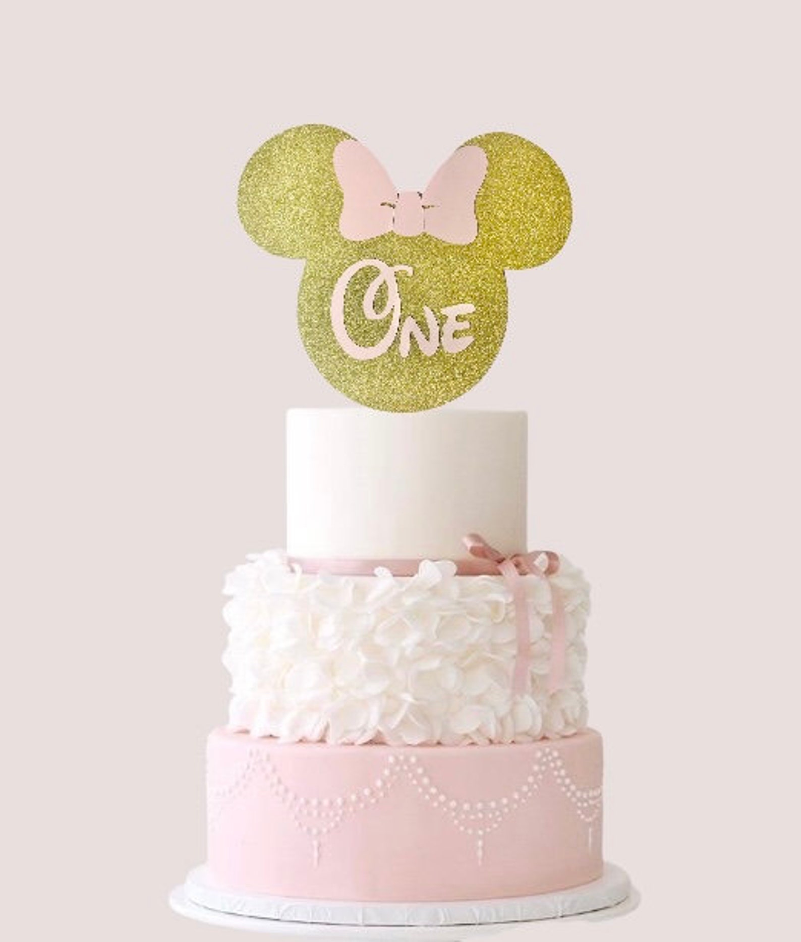 Minnie Mouse Cake Topper-minnie Mouse 1st Birthday-minnie Mouse Party ...