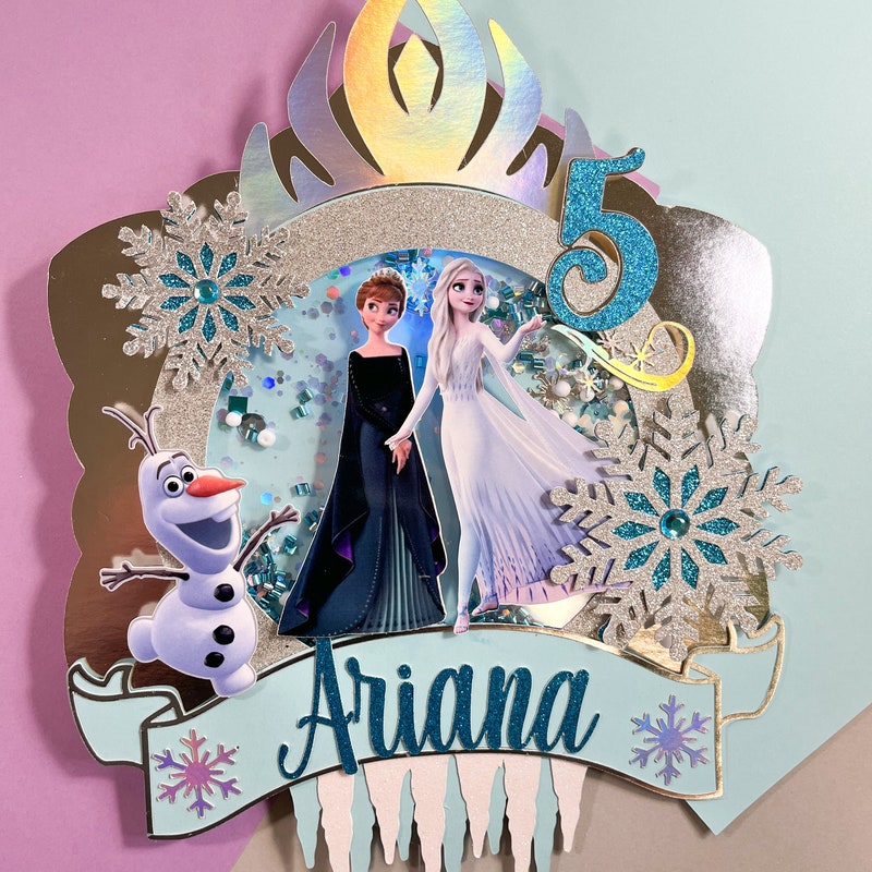 Frozen Cake Topper - Etsy