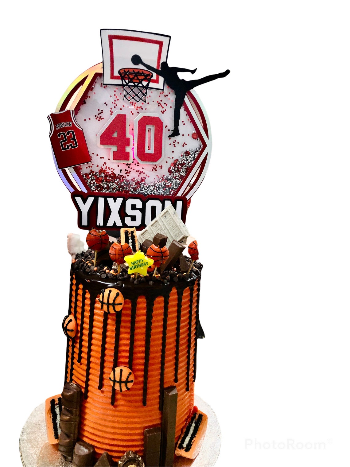 Michael Jordan Cake Topper Basketball Cake Topper Jordan - Etsy