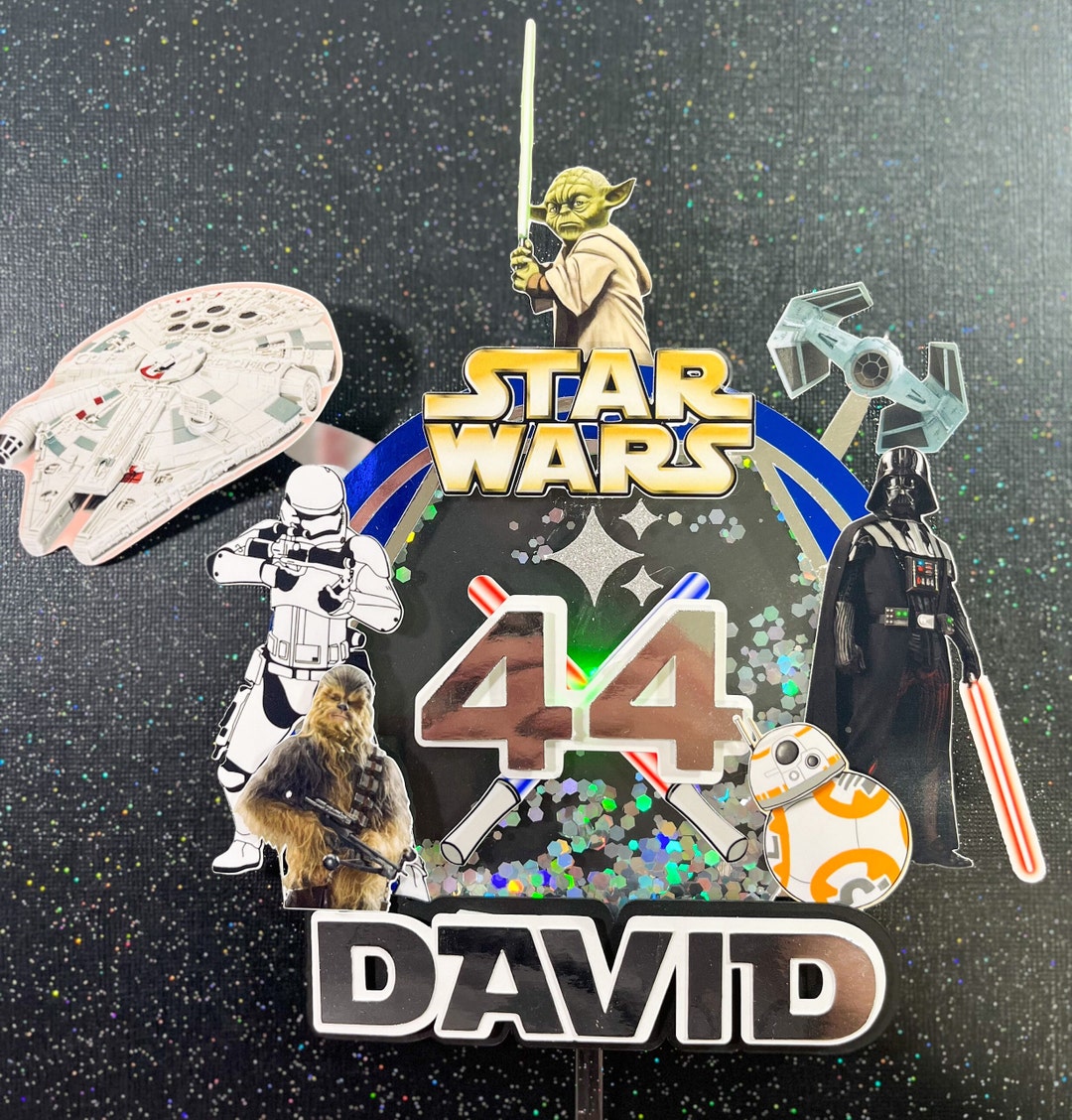 Star Wars Inspired Cake Topper, Star Trek Cake Topper, Galaxy Cake ...