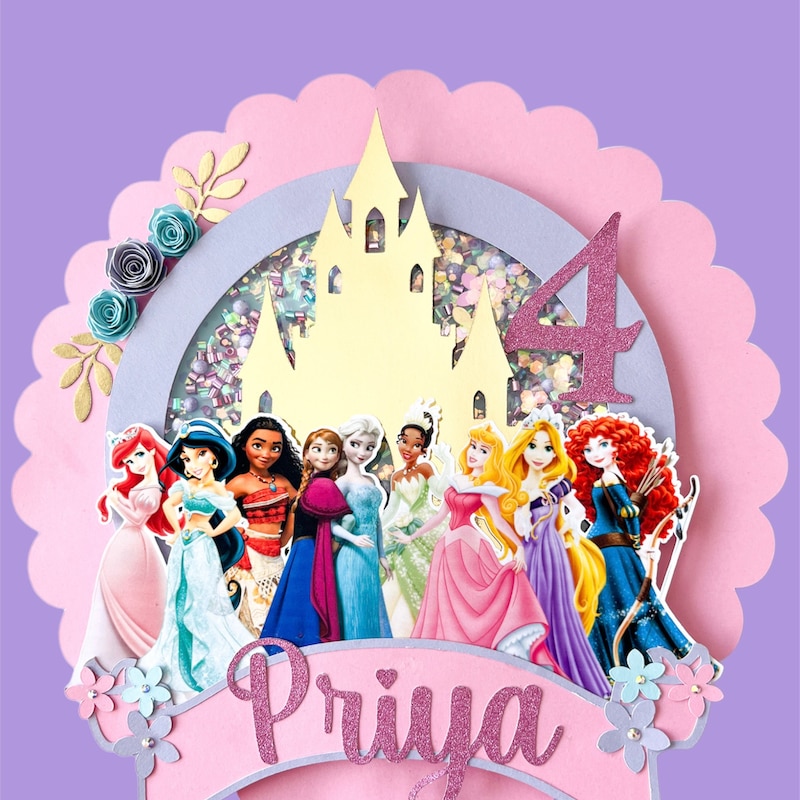 Princess Cake Topper - Etsy