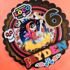 Coco Cake Topper, Disney Coco Inspired Cake Topper, Halloween Cake ...