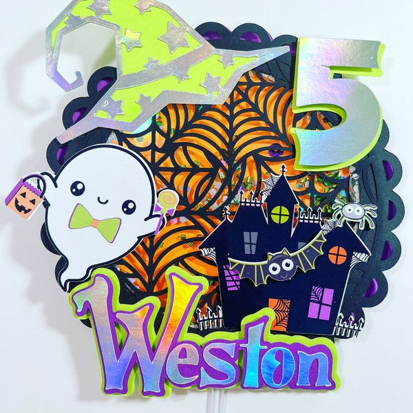 Halloween Cake Topper - Etsy