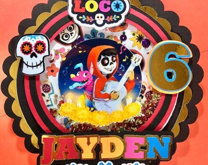 Coco Cake Topper, Disney Coco Inspired Cake Topper, Halloween Cake ...