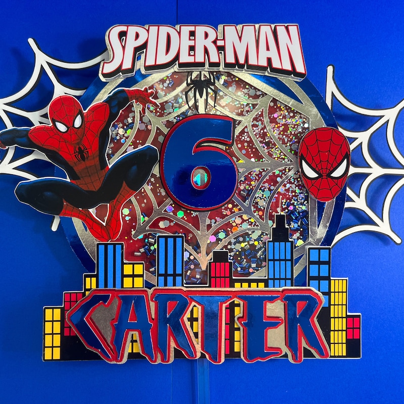 Spiderman Spider Topper - Etsy