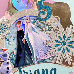 Frozen Cake Topper-frozen 2 Cake Topper-lights Up- Frozen Party Package ...