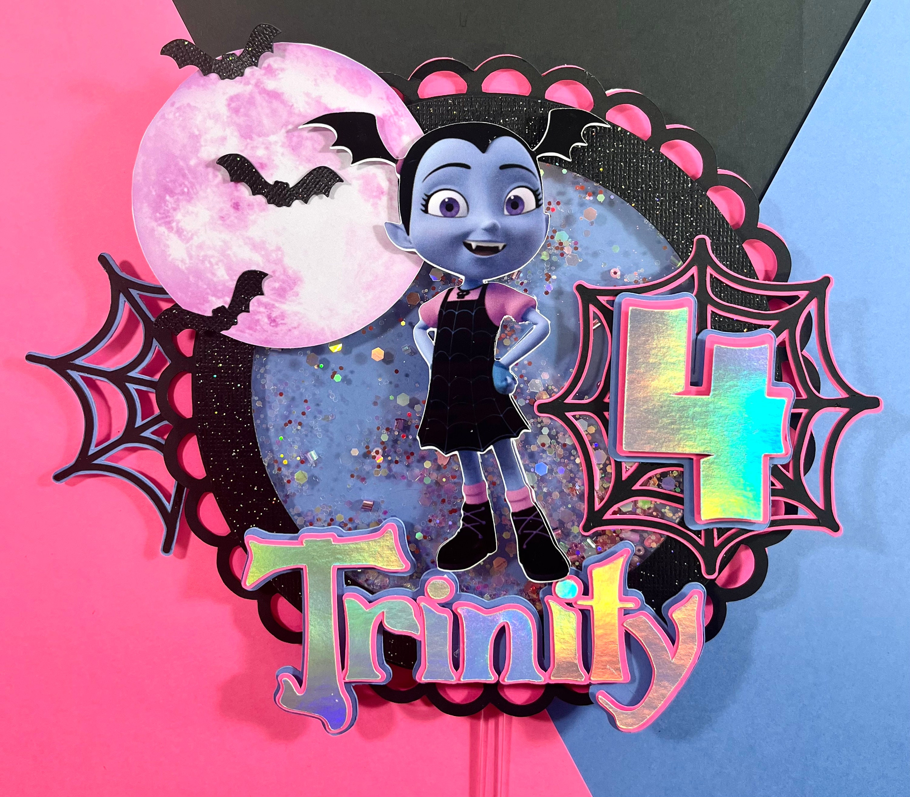 Vampirina Inspired Cake Topper -vampirina Disney Cake Topper -halloween ...