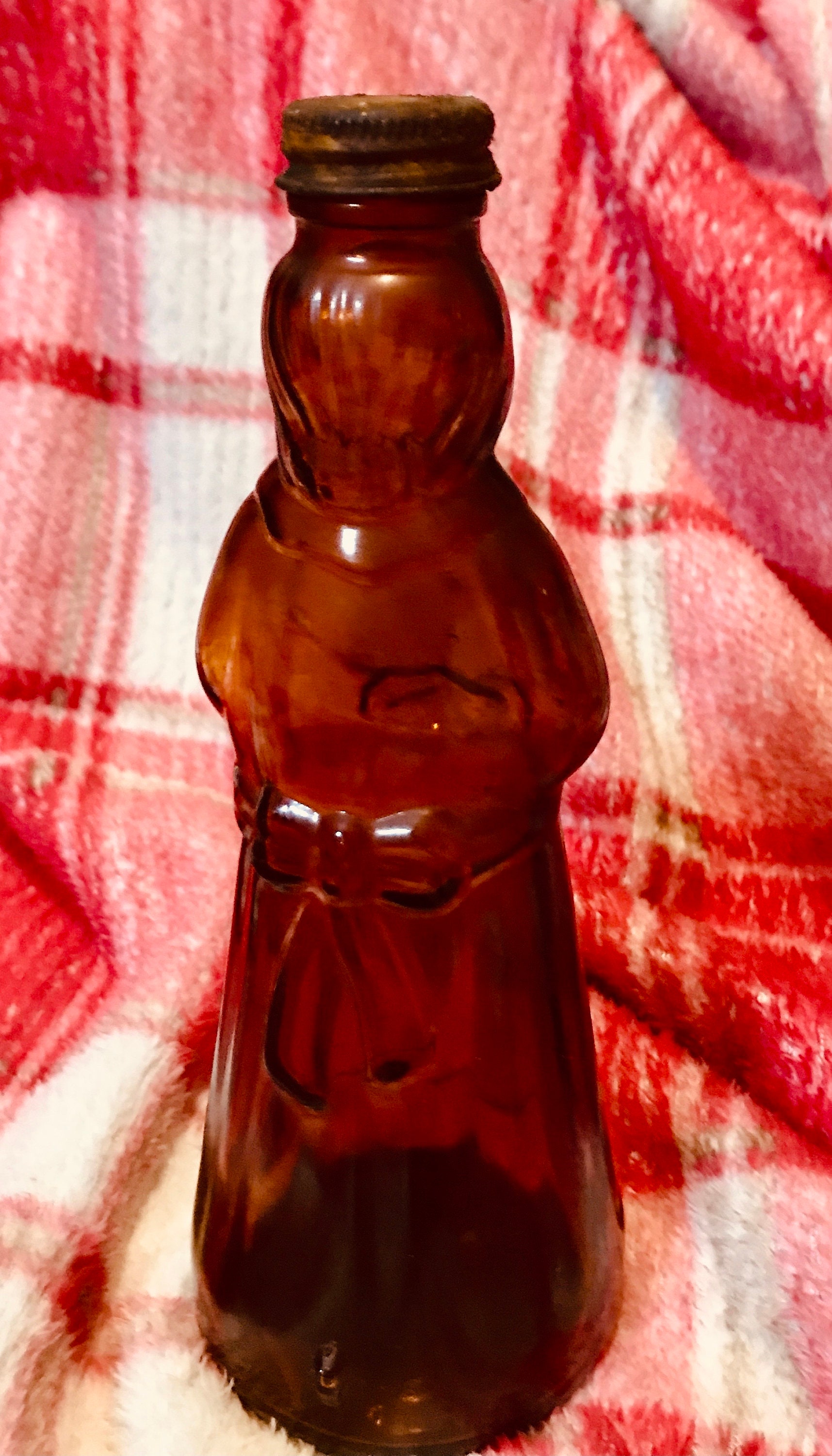 Antique Aunt Jemina Late 1960s Glass Syrup Bottle With Tin - Etsy