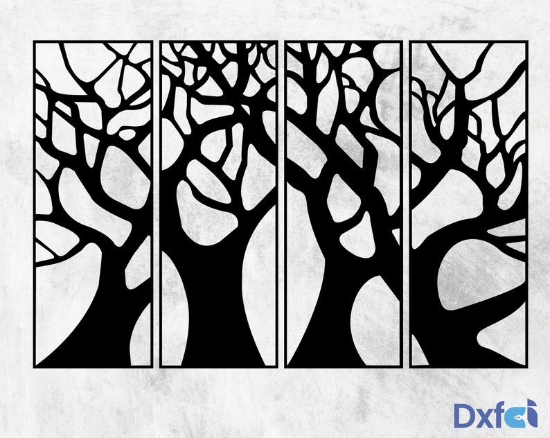 Tree Svg Dxf Leaf Svg Files Laser Cut Dxf Laser Cut Svg - Etsy Australia