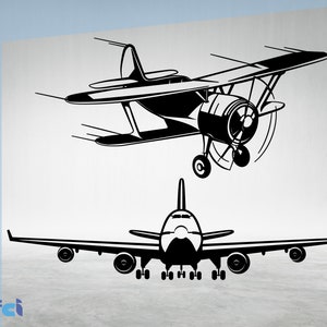Airplane SVG Files Airplane Bundle Flight Dxf Cut Files ,travel Vector ...