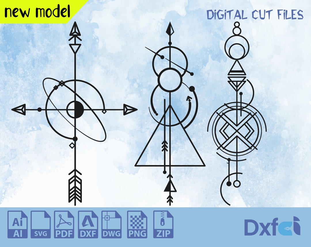Direction Arrows Svg Wallart Home Decor Arrows Set of 3 - Hanging Wall ...