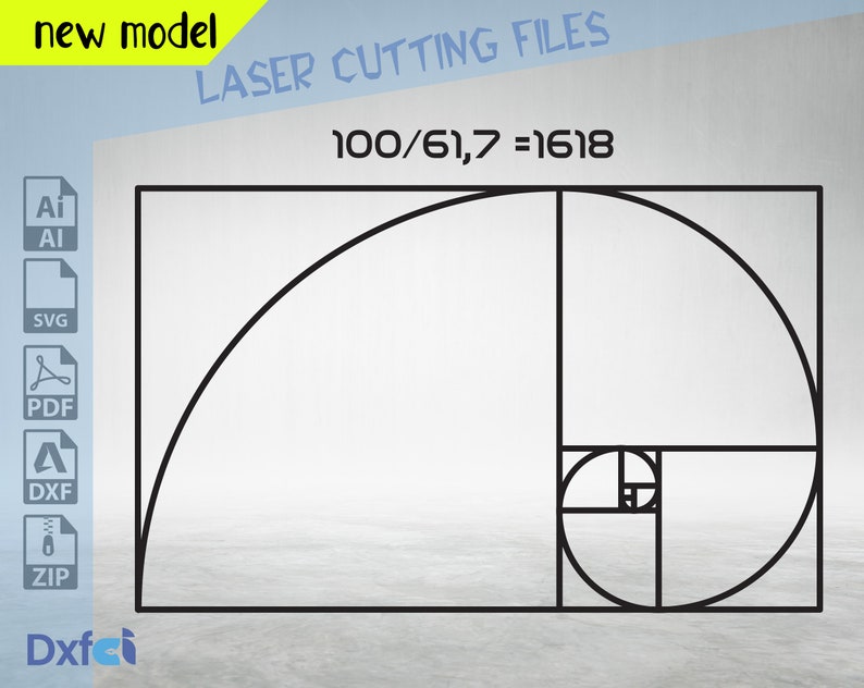 Buy Golden Ratio Svg phi Symbol Svg 1618 Design Wallart Decor Online in ...