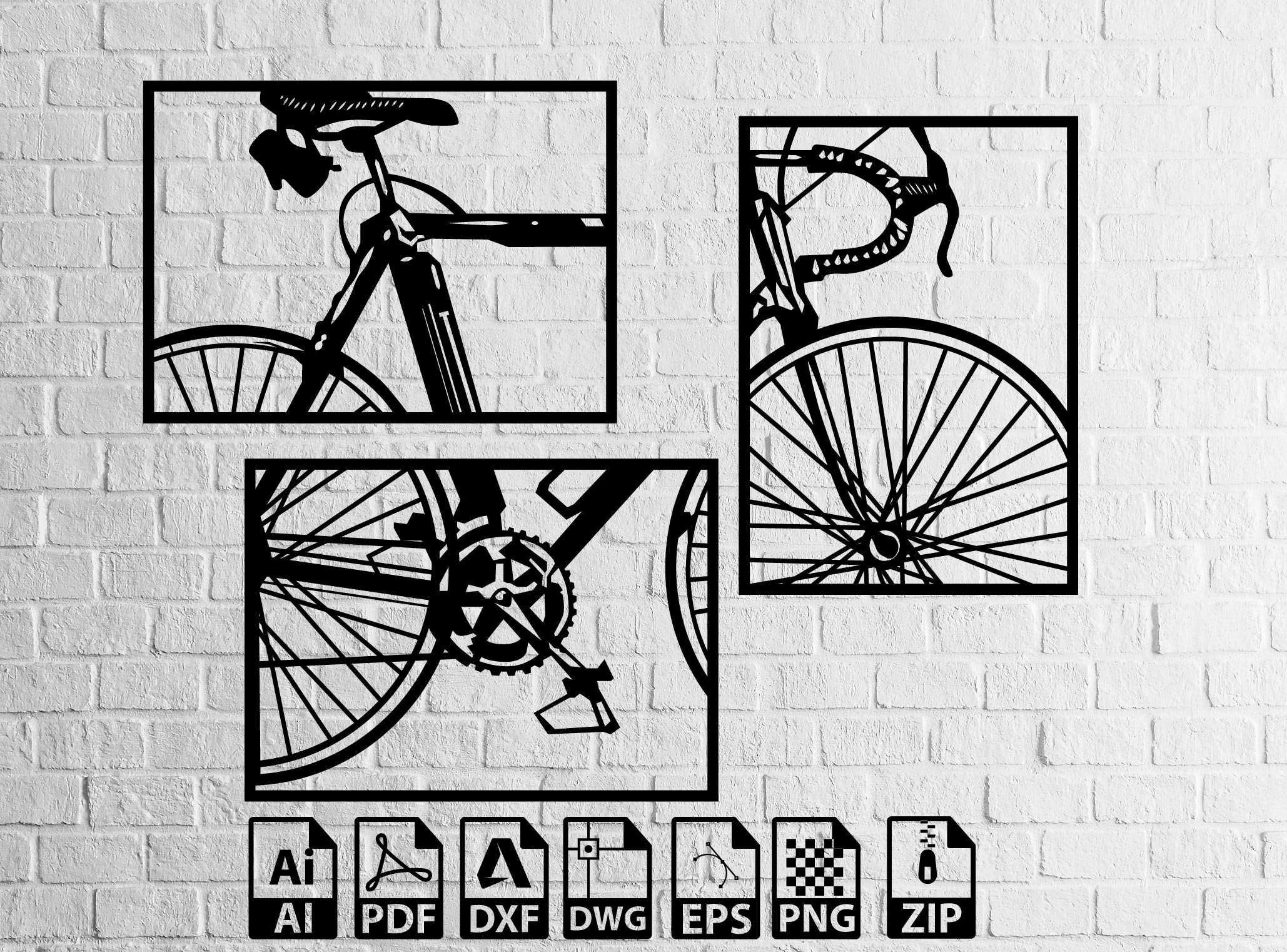 Bicycle Svg Bike Svg Home Decor Laser Cut Bicycle Dxf Bike - Etsy