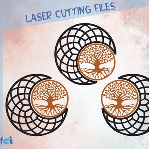 Moon Tree Life Svg, Tree of Life Moon Svg , Tree Svg , Moon Svg, Svg ...