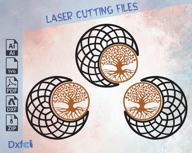 Moon Tree Life Svg, Tree of Life Moon Svg , Tree Svg , Moon Svg, Svg ...