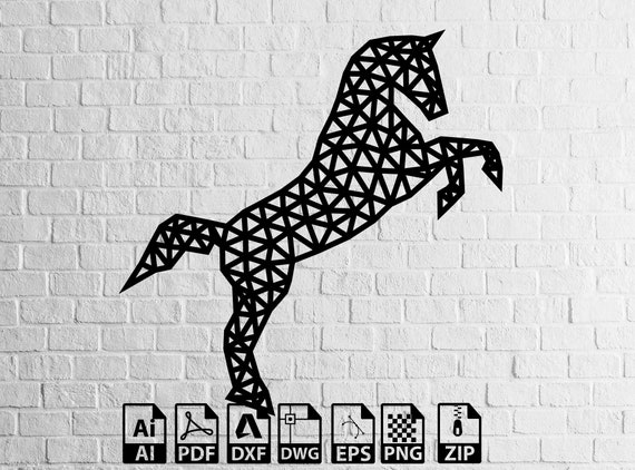 Horse Svg Decor Design Laser Cut Files Horse Dxf Files Laser - Etsy