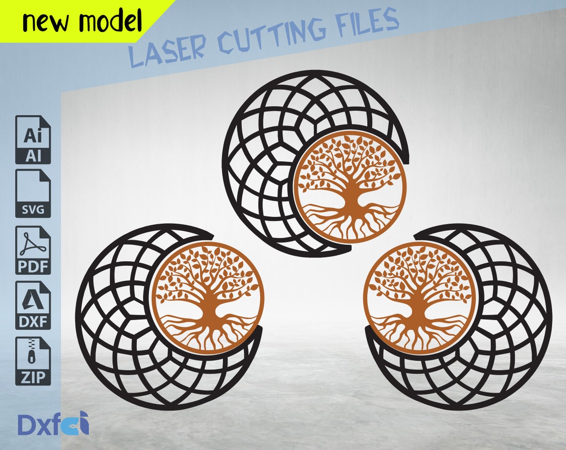 Moon Tree Life Svg, Tree of Life Moon Svg , Tree Svg , Moon Svg, Svg ...