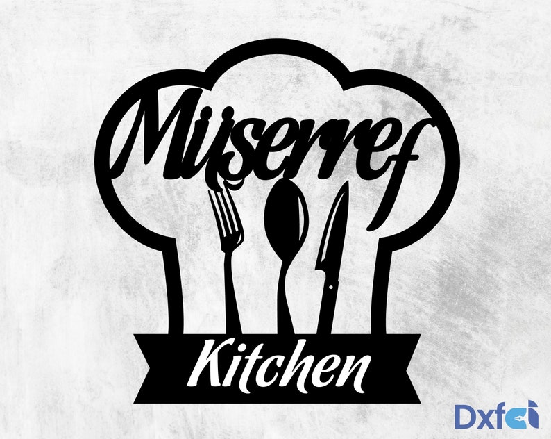 Kitchen Svgcustomize Dxf Files Cook Kitchen Split Frame SVG - Etsy
