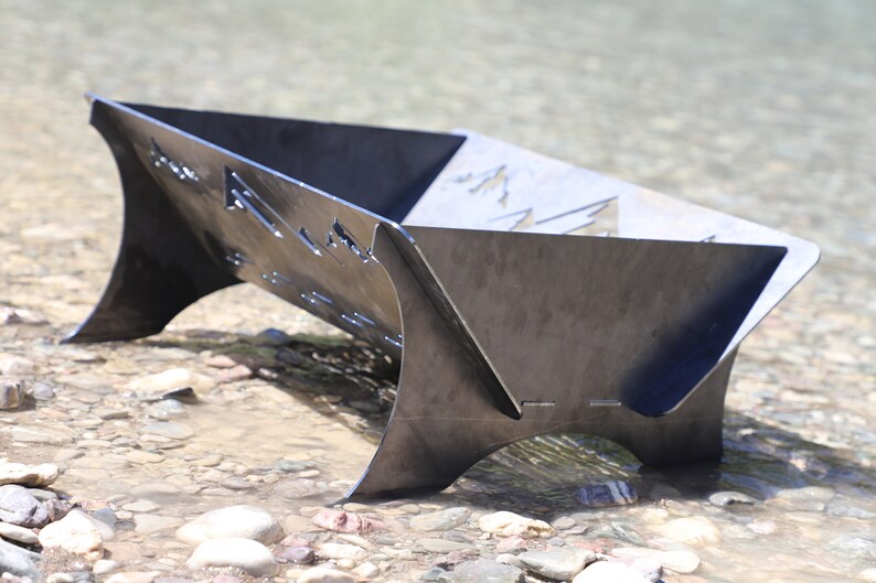 Fire Pit Dxf Svg Fire Pit Plasma Cut File Portable Grill Fire - Etsy ...