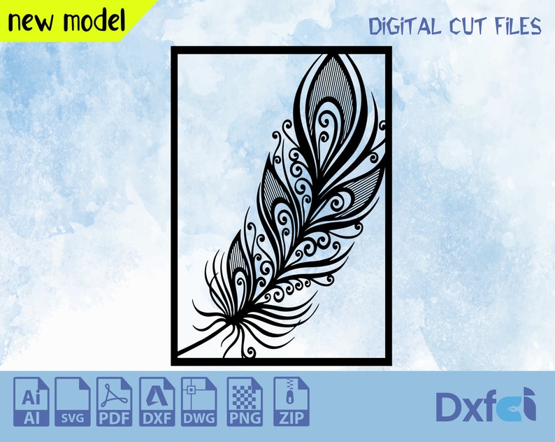 Birds of a Feather SVG Feather SVG Dxf Files Bird Clip Art - Etsy