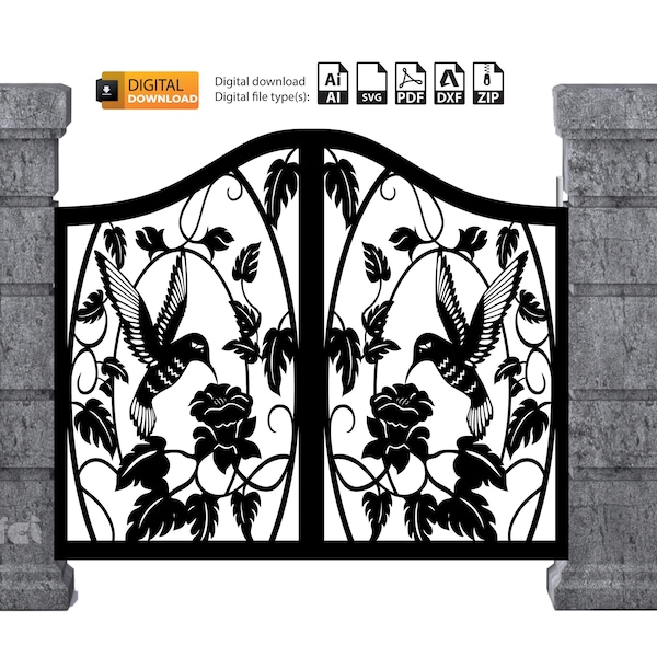 Hummingbird Gate - Etsy