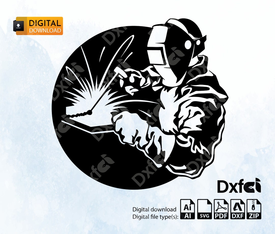 Welding Metal Sign Svg Dxf Laser Cut Files, Welding Sign, Welder Gift ...