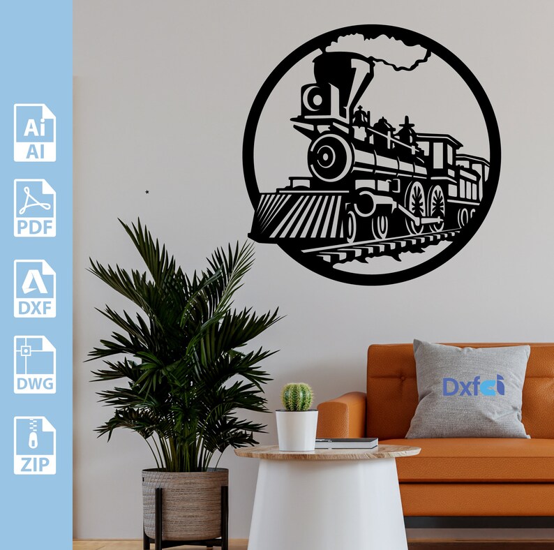 Train Svg Dxf Svgrailway Station train Wagon Design - Etsy Australia