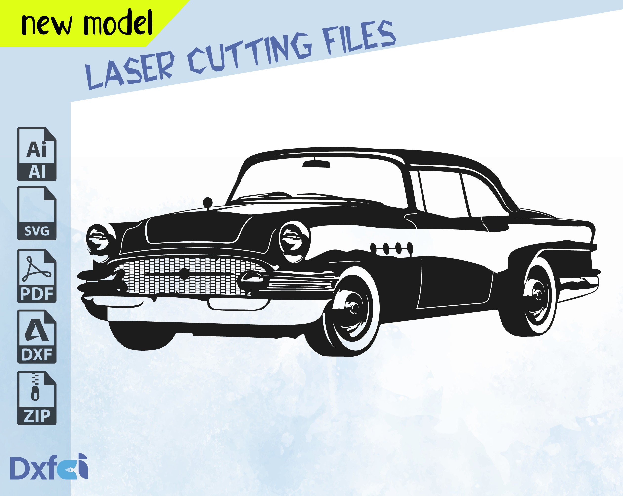 Classic Car SVG DXF Classical Carvintage Car Svg Digital - Etsy UK