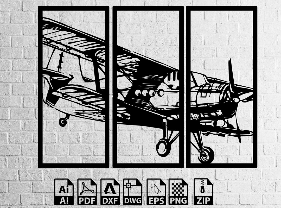 Aircraft Propeller Metal Wall Decor: Laser Cut CNC Files (SVG, DXF) - Etsy