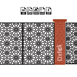 Main Gate Selcuklu Gate Design Svg | Iron Main Swing Gate Dxf | Metal ...