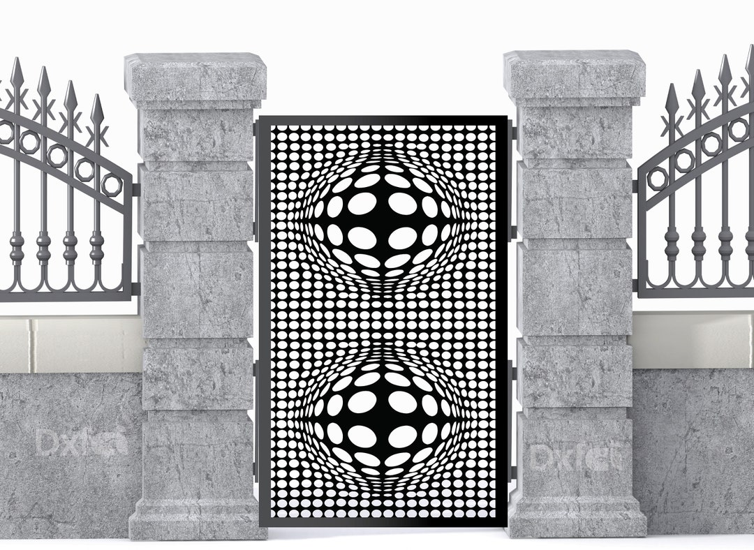 Digital Gate Grill Panel Dxf Panel Partition Room Divider Templates ...