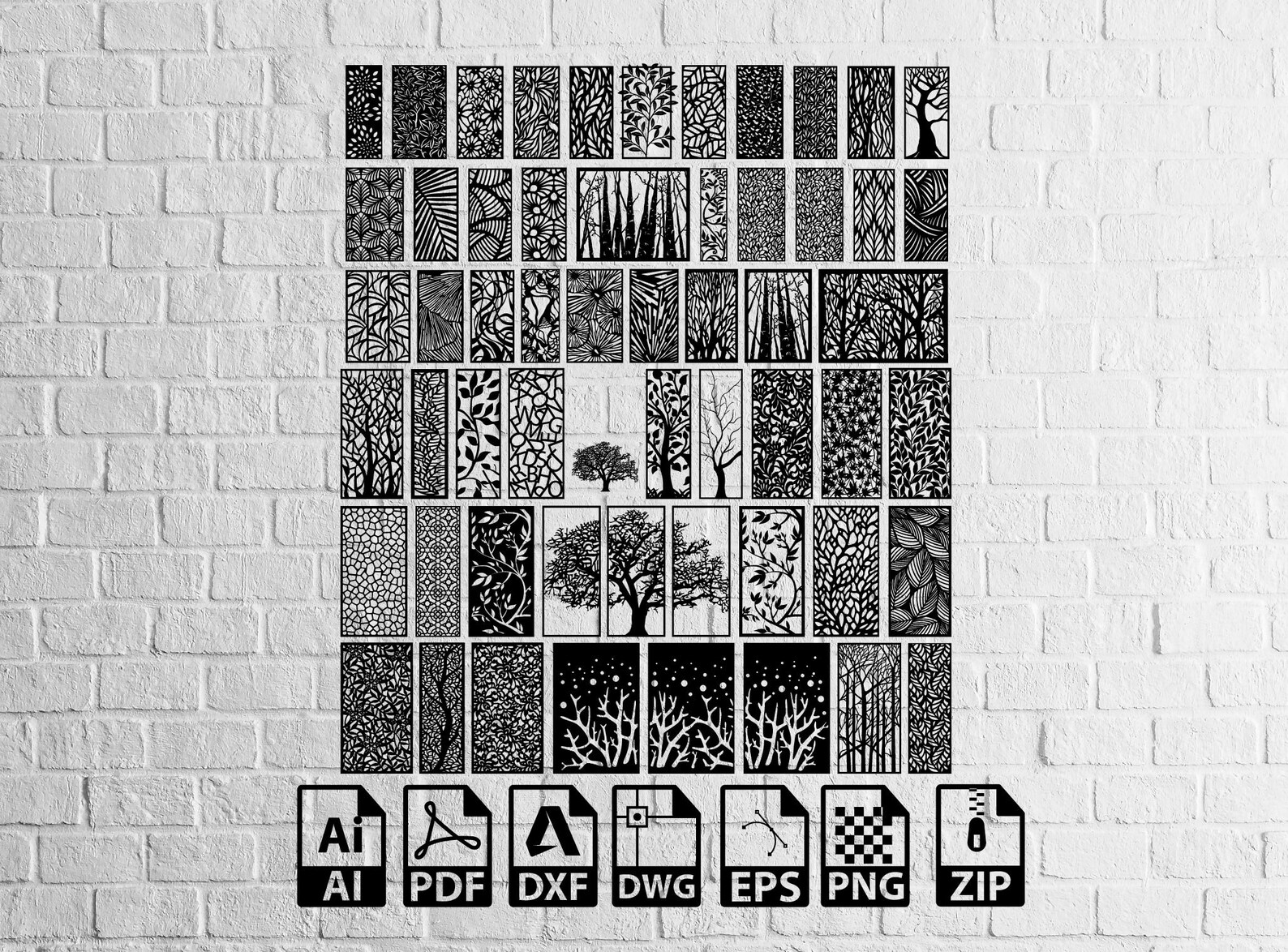 50pcs Tree Svg Files Bundle Bohemian Tree of Life Svgceltic - Etsy