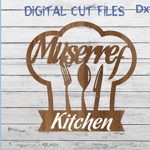 Kitchen Svg,customize Dxf Files Cook Kitchen Split Frame SVG, Kitchen ...