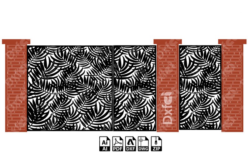 Palm Tree Dxf Files Panel Natural Decorative Panel Room - Etsy