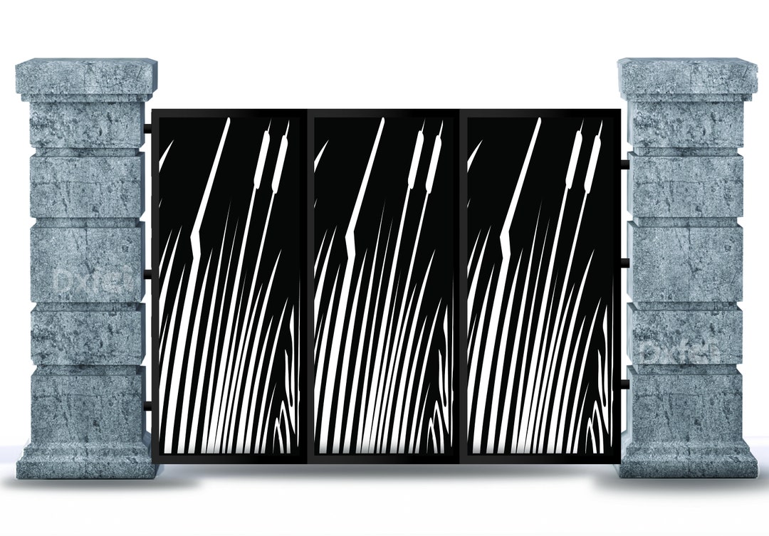 Gate Design Dxf Svg | Farm Gate Metal Plasma Laser Cut | Vector Laser ...