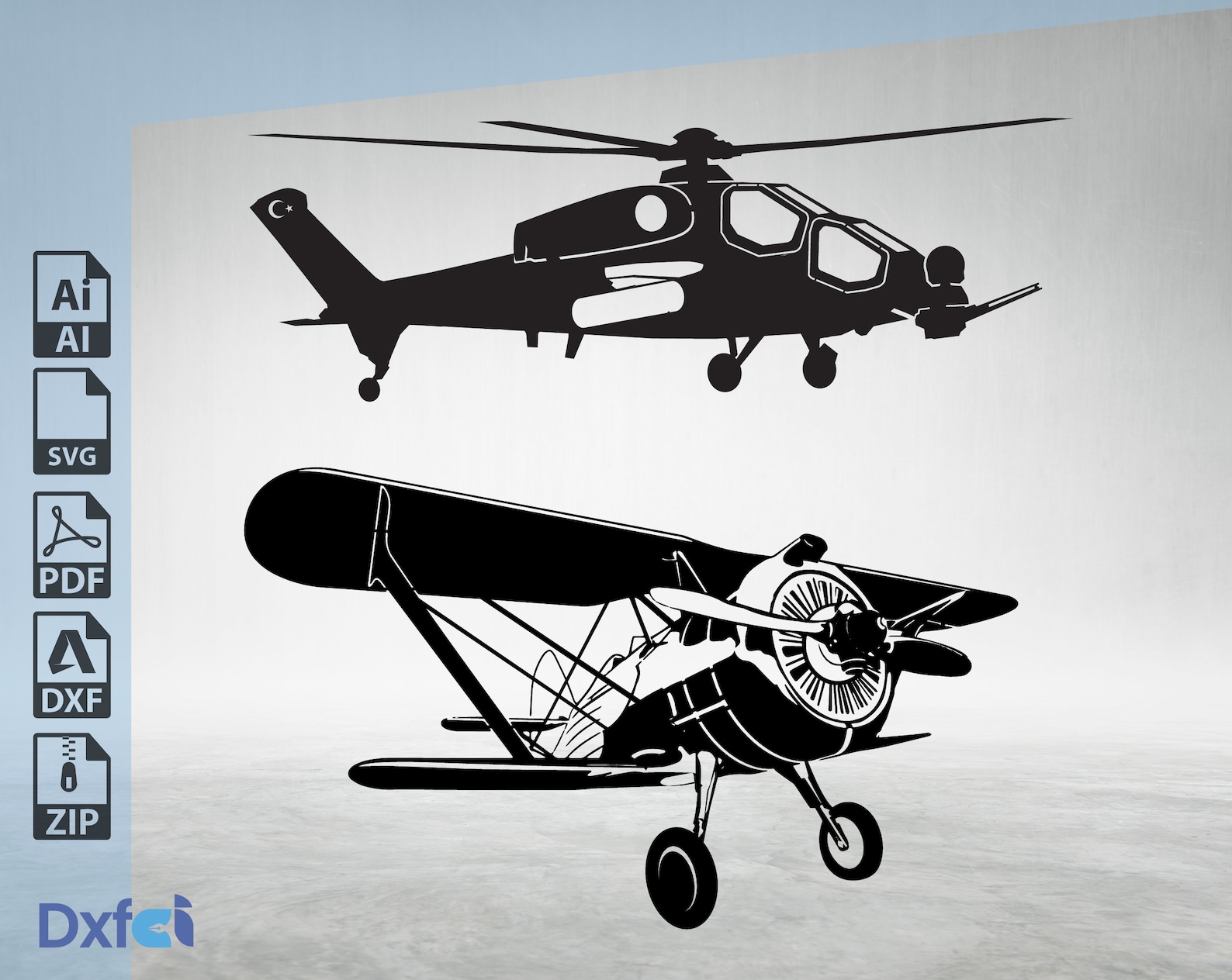 Airplane SVG Files Airplane Bundle Flight Dxf Cut Files - Etsy