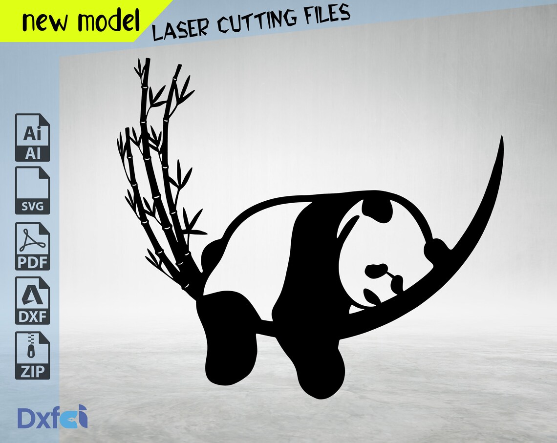 Panda Svg Panda Dxf File Panda Bear Svg Panda Decor Animal - Etsy Australia