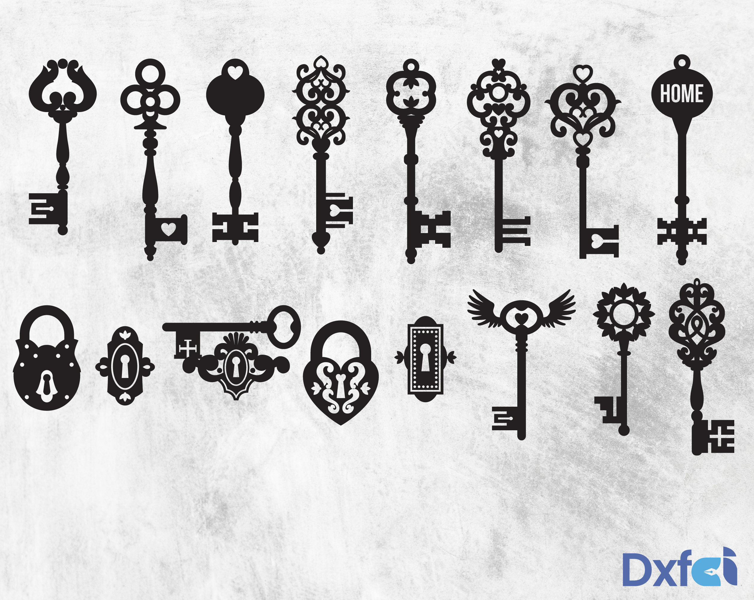 Key Svg Bundle Antique Key Svg Lock Svg Laser Cut Dxf Files - Etsy Ireland