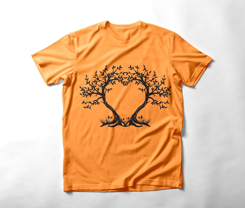Heart Tree Svg Files Laser Cut Love Dxf Files Heart With Tree - Etsy ...