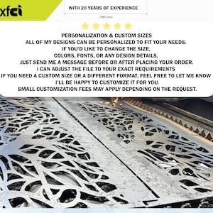 Tree Panel DXF File: Laser Cut Garden Gate, CNC Metal & Wood - Etsy